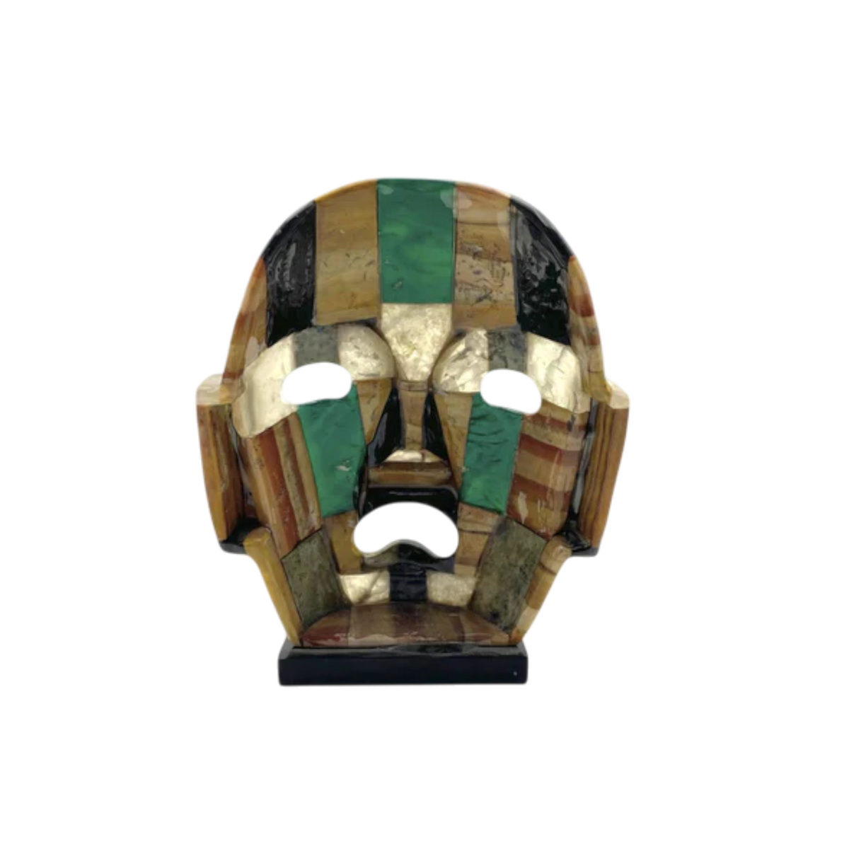 Semi-Precious Stone Mayan "Death Mask" – Ballyhoo Curiosity Shop