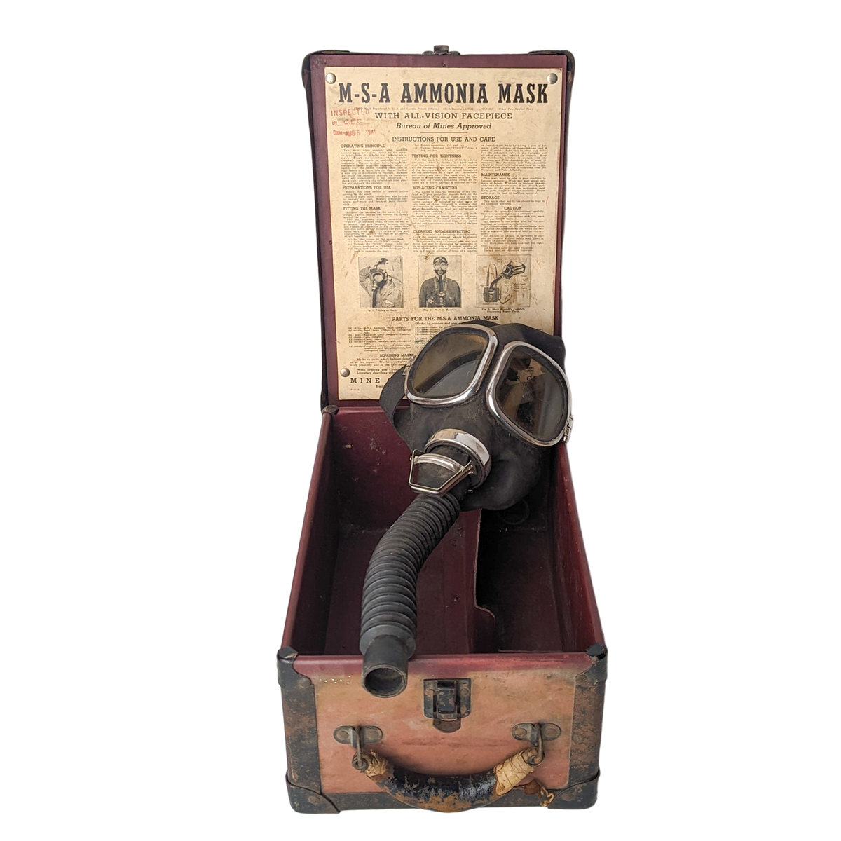 Vintage MSA Ammonia Gas Mask – Ballyhoo Curiosity Shop