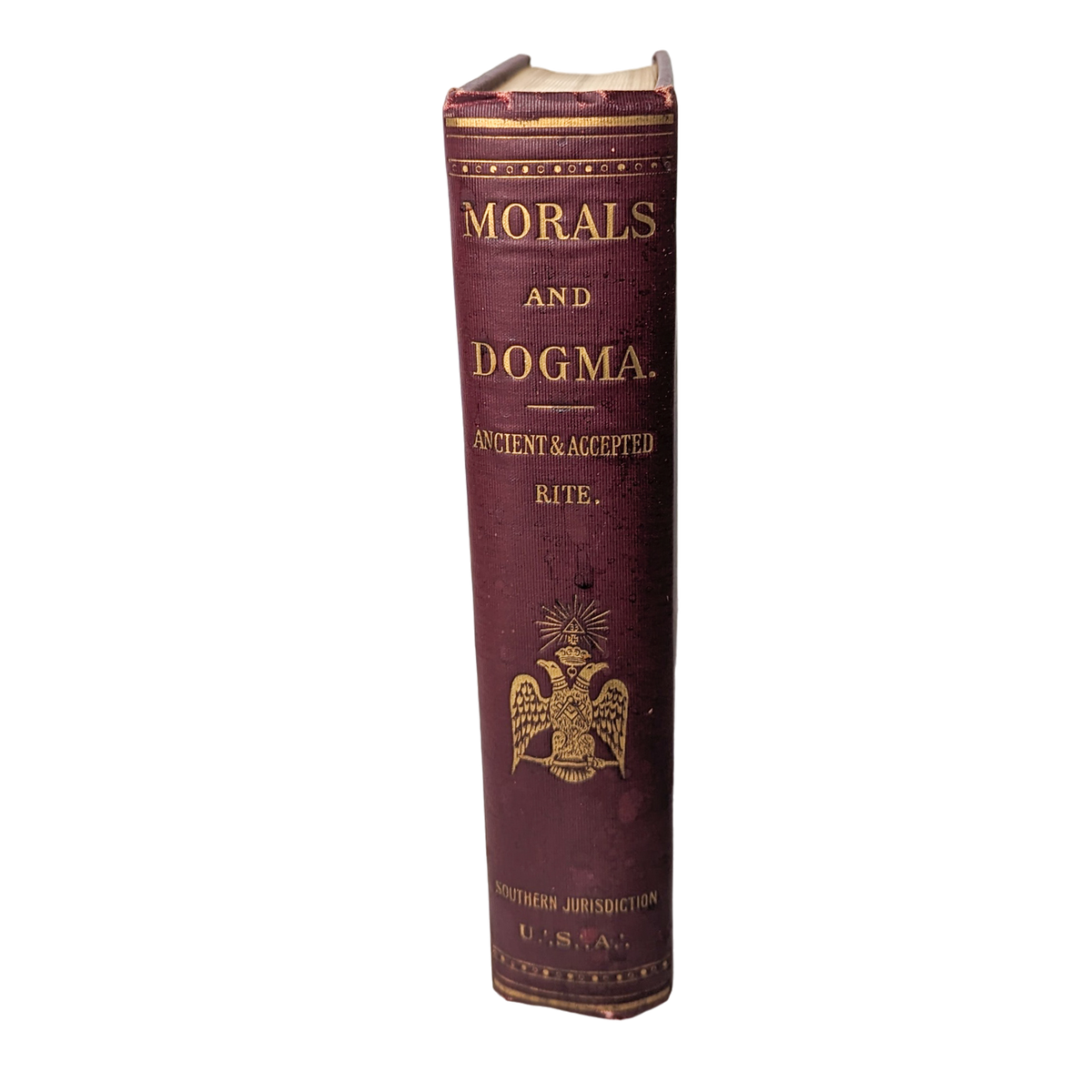 Antique 1928 Freemasonry Morals & Dogma Book – Ballyhoo Curiosity Shop