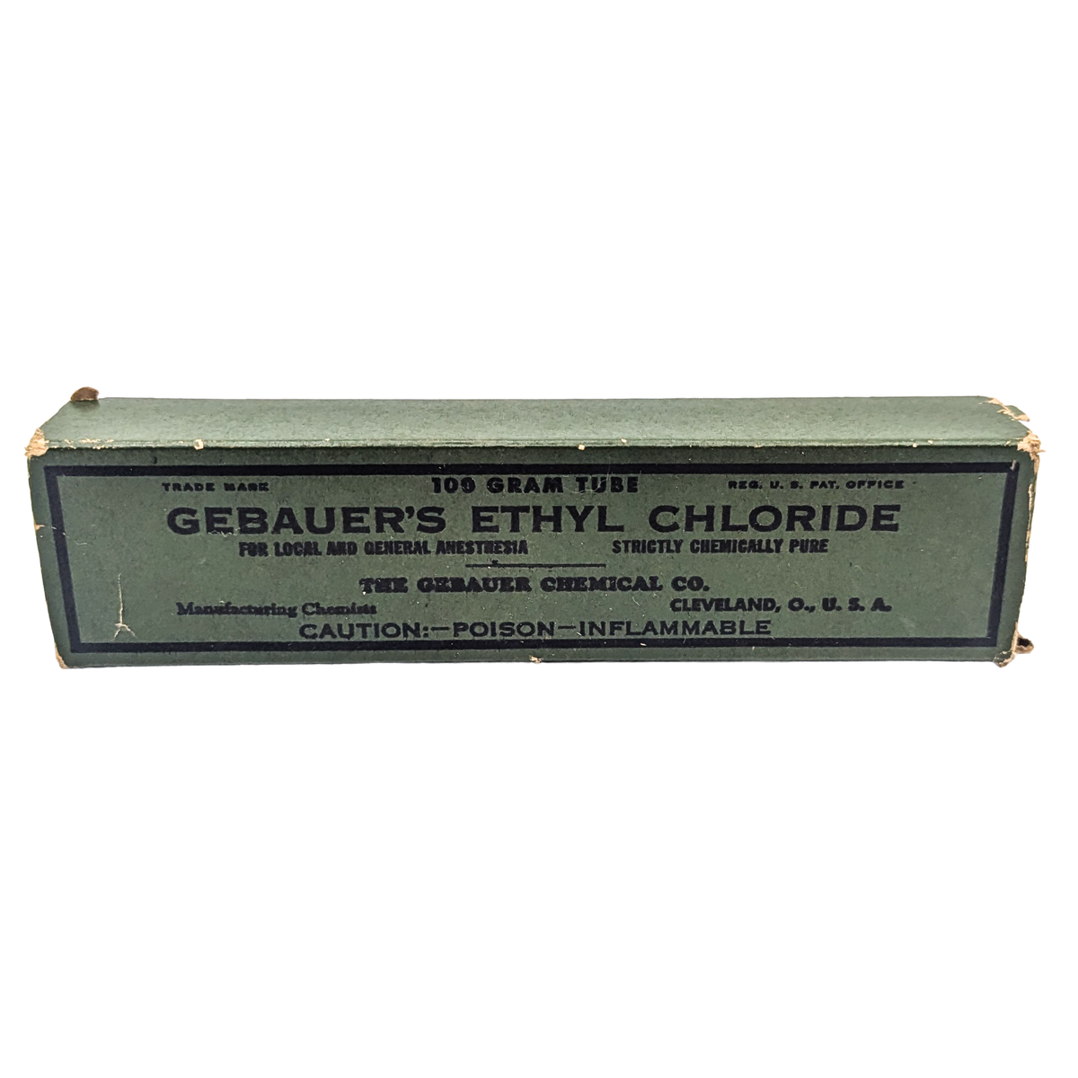 Antique Gebauer's Ethyl Chloride 100 Gram Tube – Ballyhoo Curiosity Shop