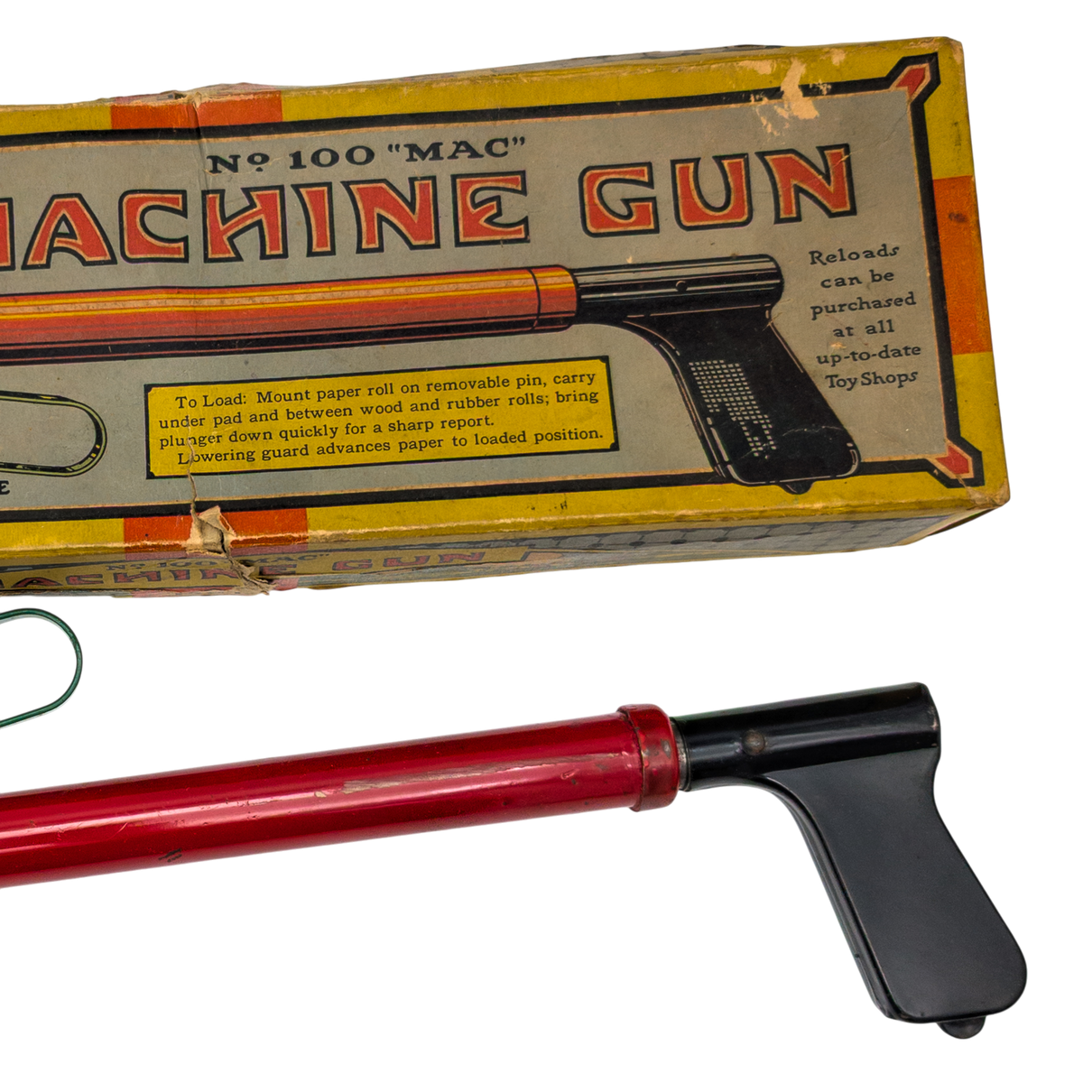 Antique Mac Cap Machine Gun Toy – Ballyhoo Curiosity Shop
