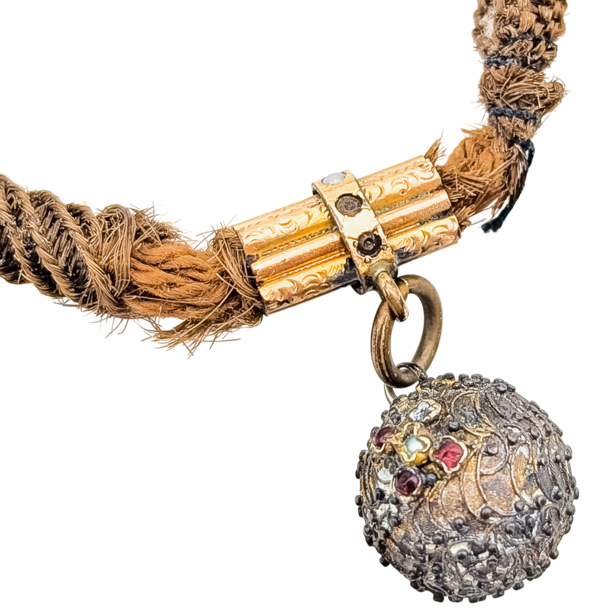 Antique Victorian Real Human Hair Fob (As-Is) – Ballyhoo Curiosity Shop