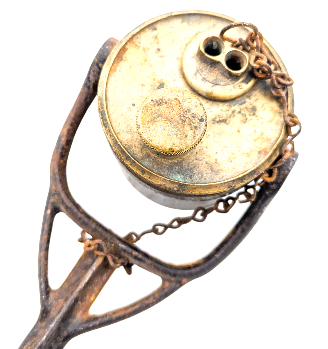 Antique Mid 1800s Brass Betty Hanging Oil Lamp – Ballyhoo Curiosity Shop