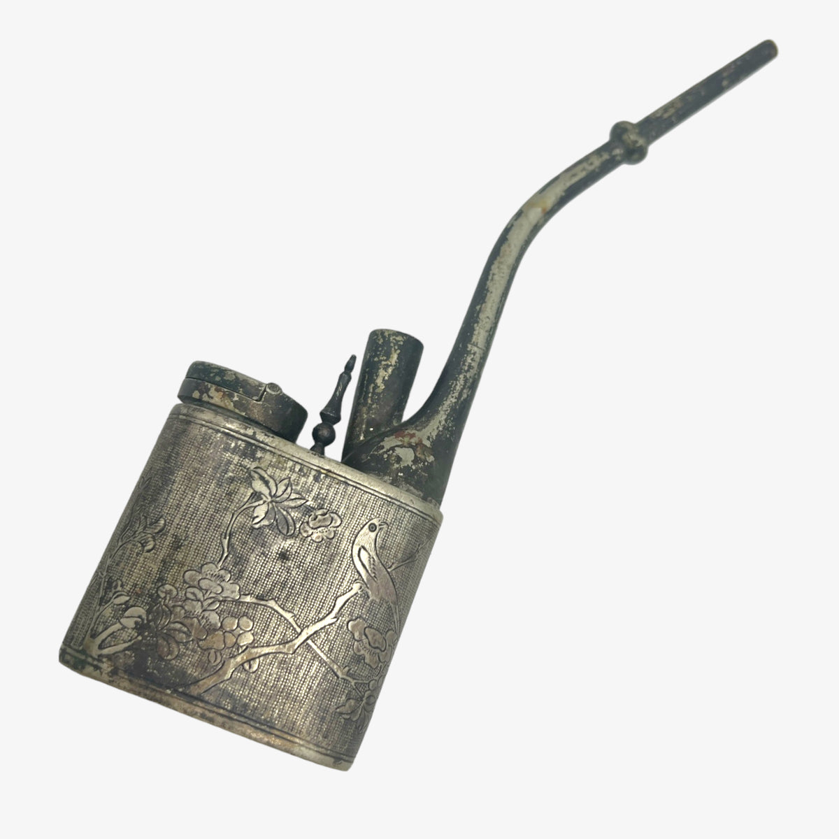 Antique Chinese Export Silver Opium Pipe – Ballyhoo Curiosity Shop